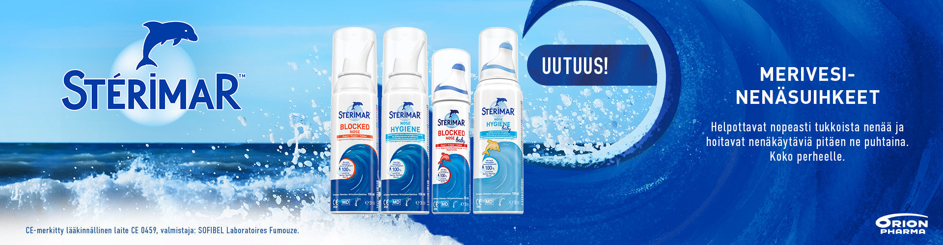 STÉRIMAR™ nenäsuihkeet | Luonnollinen nenänhoito vauvoille, lapsille ja ...