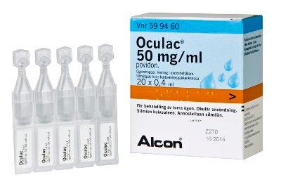 Oculac 50 mg/ml Silmätipat, Liuos, Kerta-Annospakkaus - Apteekki 360